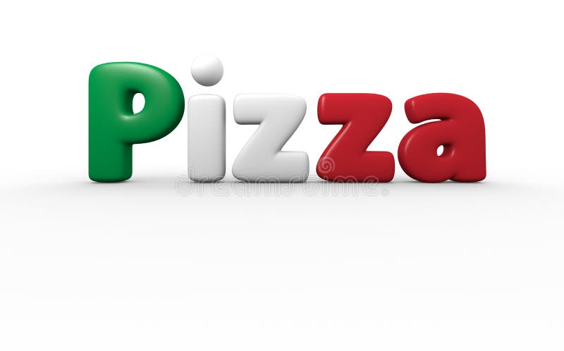Pizza text stock illustration. Illustration of food, service - 36074212