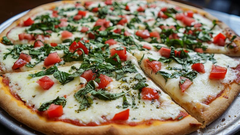 Pic Basil Pepperoni Pizza Stock Photos - Free & Royalty-Free Stock ...