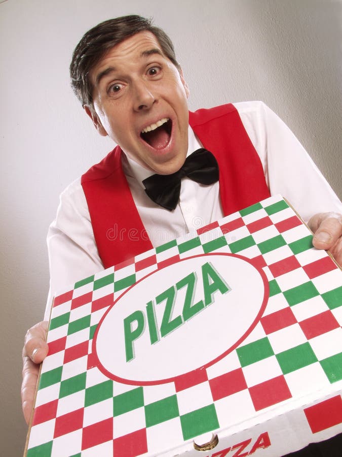Pizza time. stock image. Image of bread, occupation, service - 20719613