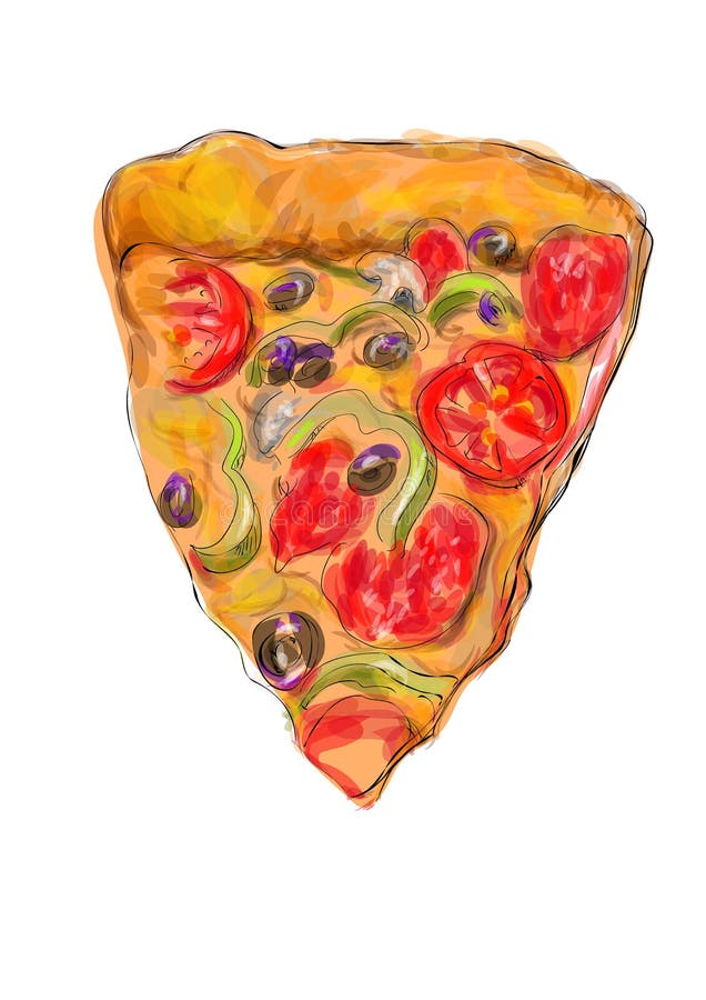 Pizza Time Pizza Themed Wall Clock for National Pepperoni Pizza Day.AI ...