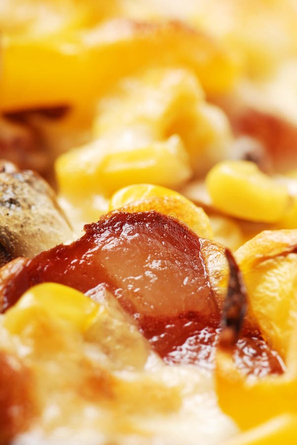 Pizza from the top stock photo. Image of curve, pepperoni - 12314154