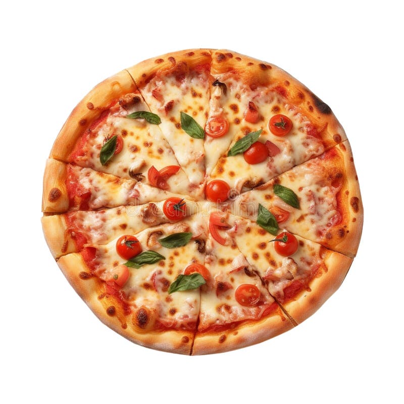 Pizza on Transparent Background - Ai Generated Stock Illustration ...