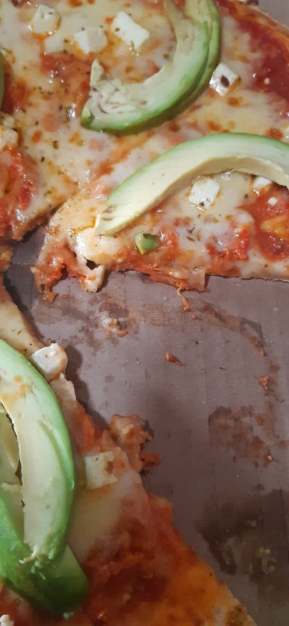 Pizza Up Close and Full Framed Image Stock Photo - Image of flatlay ...