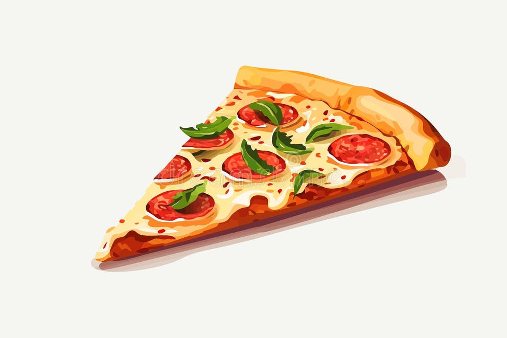 Pizza Vector Flat Minimalistic Asset Isolated Vector Style Illustration ...