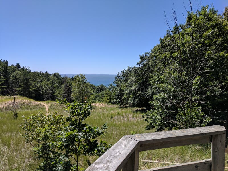 Pj Hoffmaster state park stock image. Image of beach - 95746883