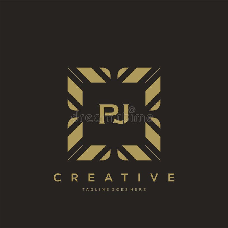 PJ Initial Letter Luxury Ornament Monogram Logo Template Vector Stock ...