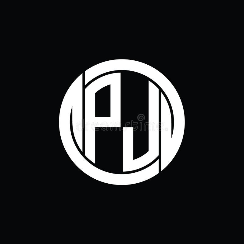PJ Logo Monogram Shield Inside Circle Shape Vector Images Design ...