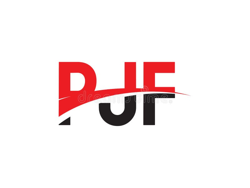 PJF Letter Initial Logo Design Vector Illustration Stock Vector ...