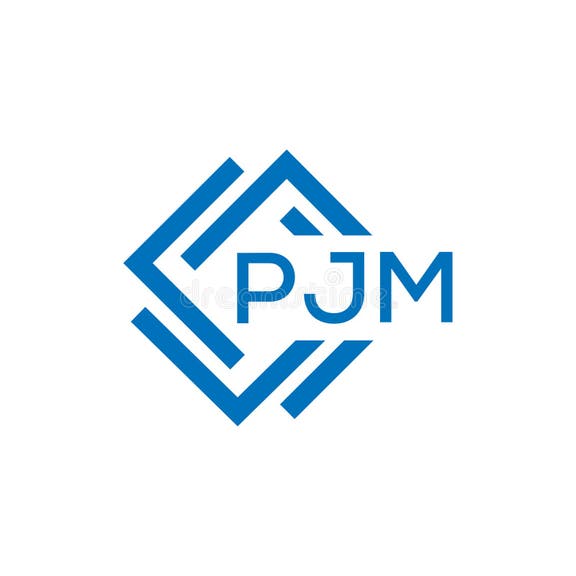 PJm Letter Logo Design on White Background. PJm Creative Circle Letter ...