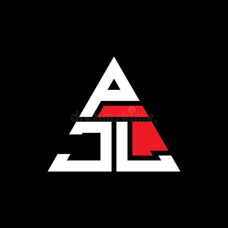 PJM Triangle Letter Logo Design with Triangle Shape. PJM Triangle Logo ...
