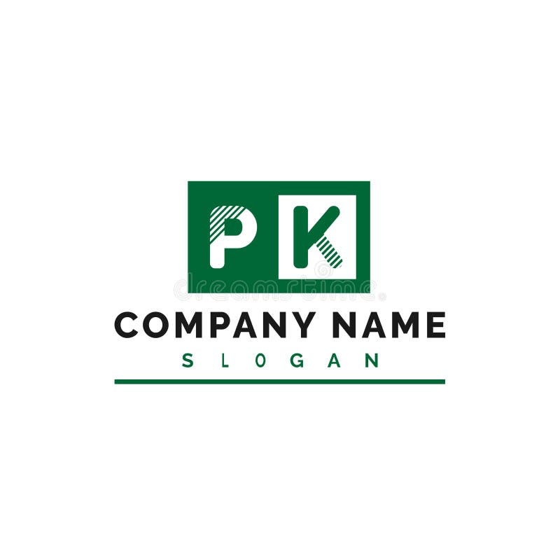 PK Logo Design. PK Letter Logo Vector Illustration - Vector Stock ...