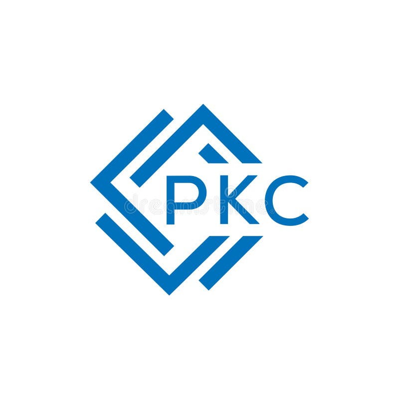 PKC Letter Logo Design on White Background. PKC Creative Circle Letter ...