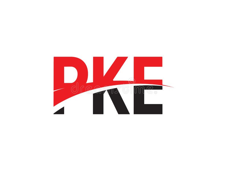 PKE Letter Initial Logo Design Vector Illustration Stock Vector ...