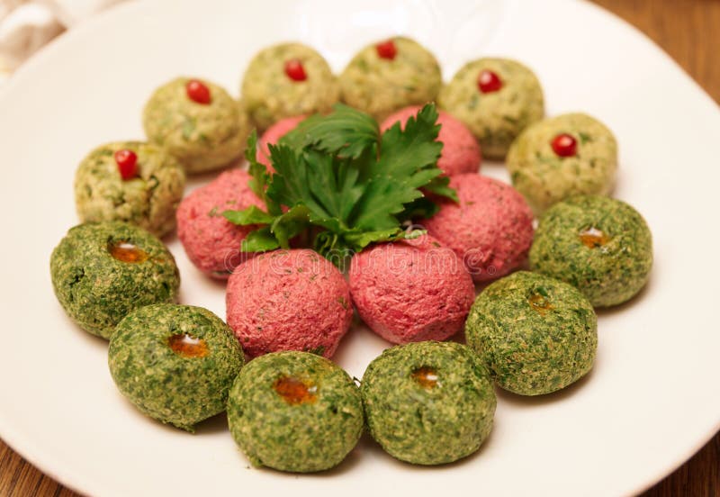 Pkhali Appetizer on Plate, Georgian Dish Stock Image - Image of cuisine ...