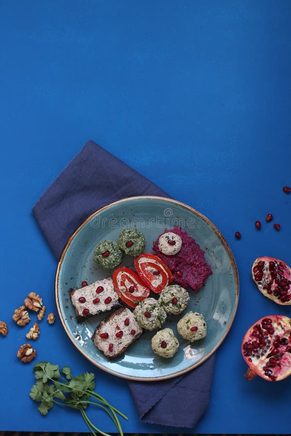 Pkhali Georgian Dish Local Cafe in Batumi City Stock Photo - Image of ...