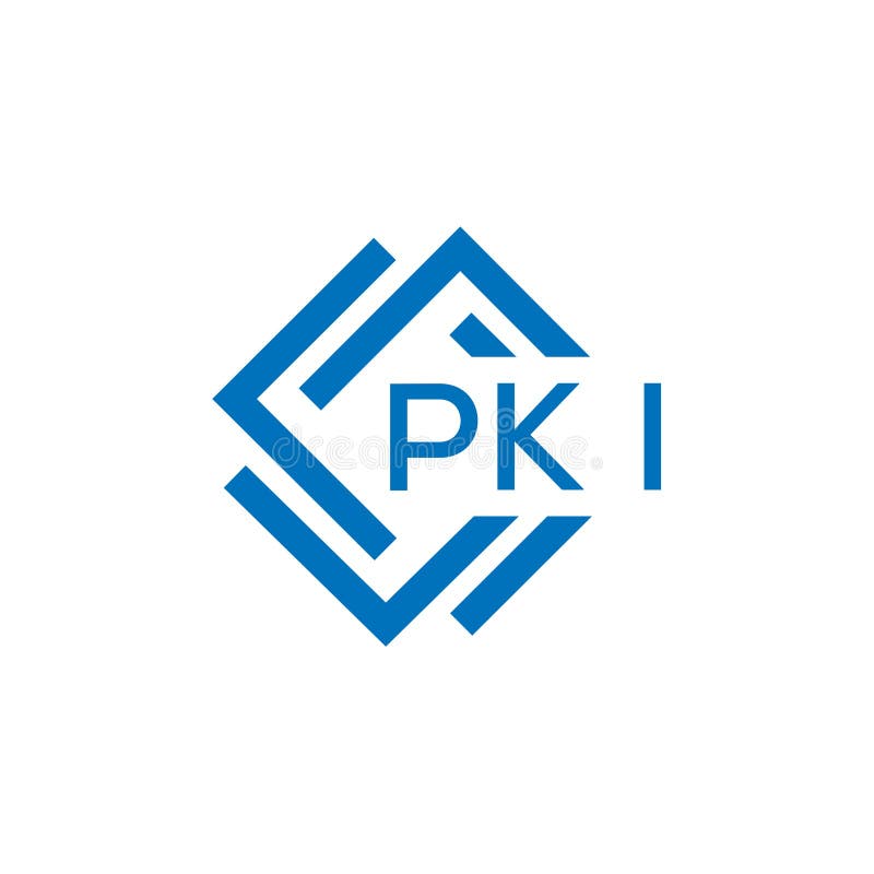 PKI Letter Logo Design on White Background. PKI Creative Circle Letter ...