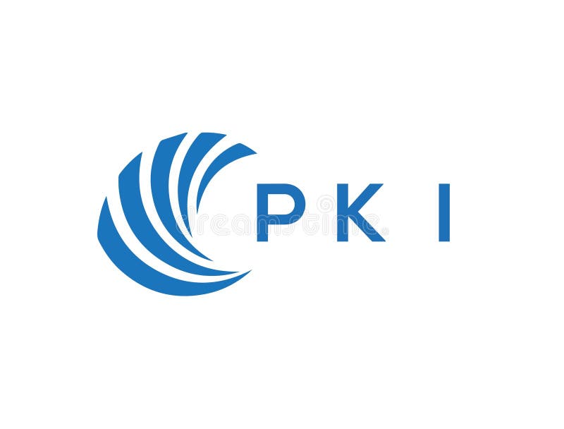 PKI Letter Logo Design on White Background. PKI Creative Circle Letter ...