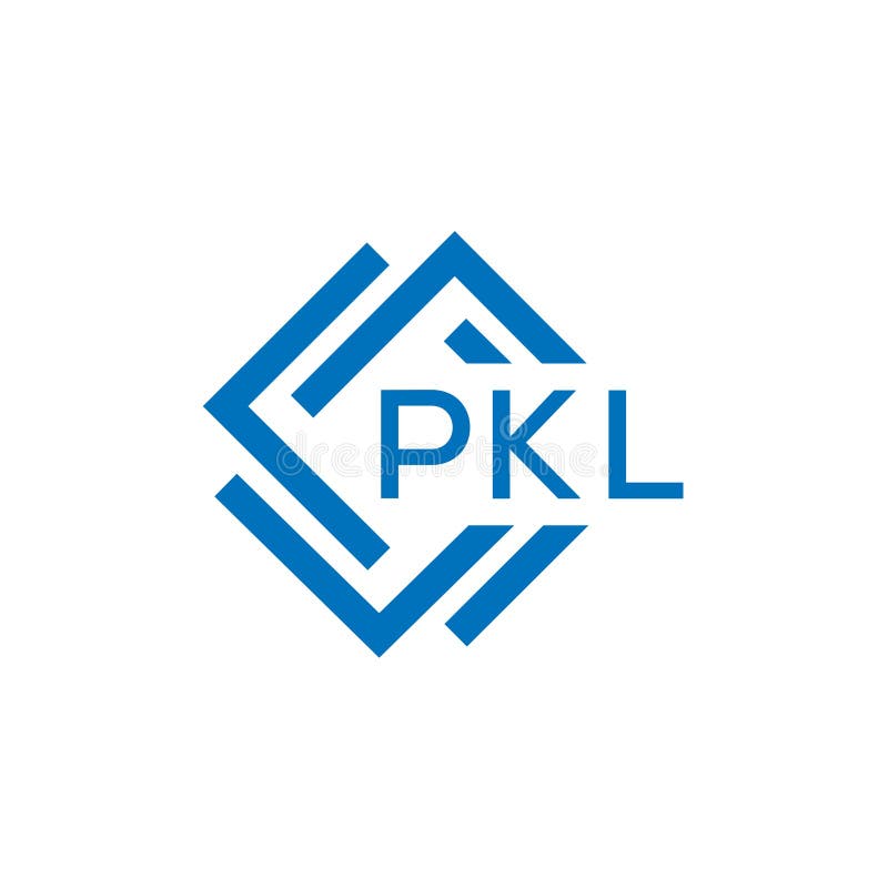 PKL Letter Logo Design on White Background. PKL Creative Circle Letter ...