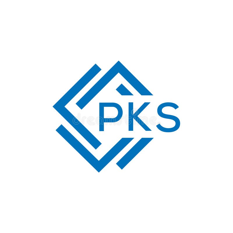PKS Letter Logo Design on White Background. PKS Creative Circle Letter ...