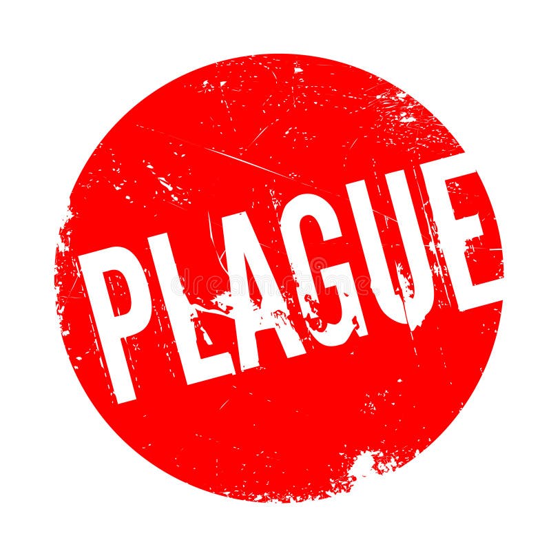 Plaag rubberzegel vector illustratie. Illustration of gevaarlijk - 87826174
