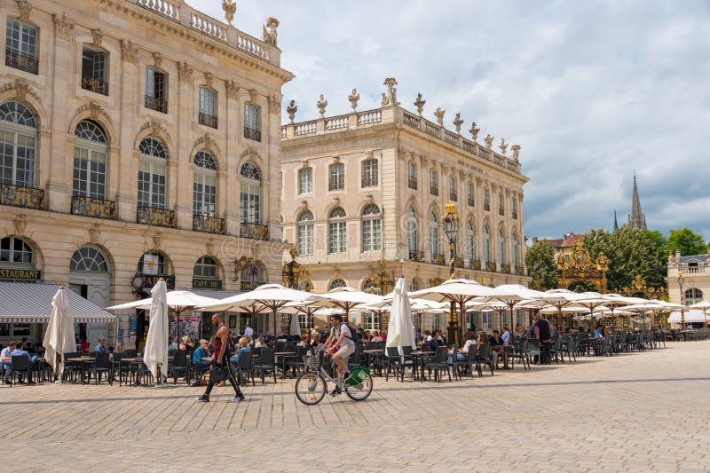 Historisch Centrum Van De Stad Van Nancy - Frankrijk Redactionele Foto ...