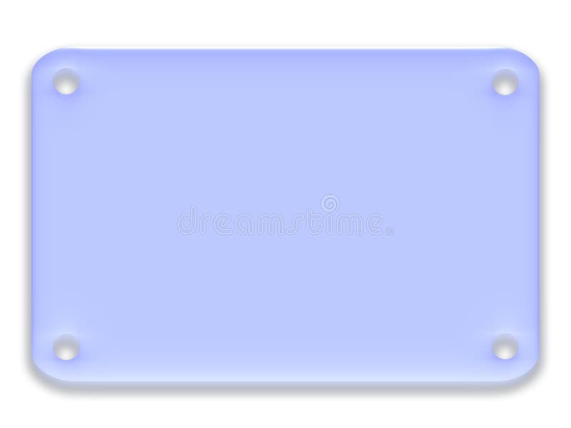 Placa azul stock de ilustración. Ilustración de efecto - 630311