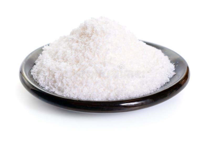 Ranja Com O Coco Raspado Isolado No Fundo Branco Foto de Stock - Imagem ...