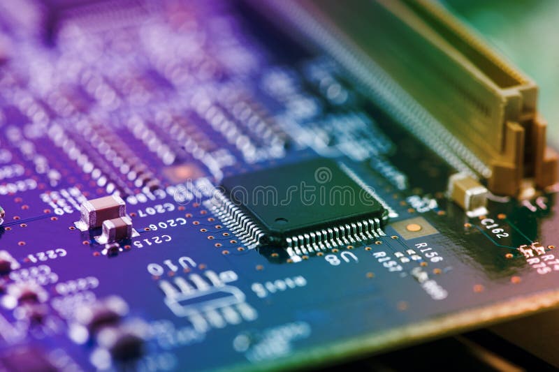 Microeletrônica imagem de stock. Imagem de microeletrônica - 21789171