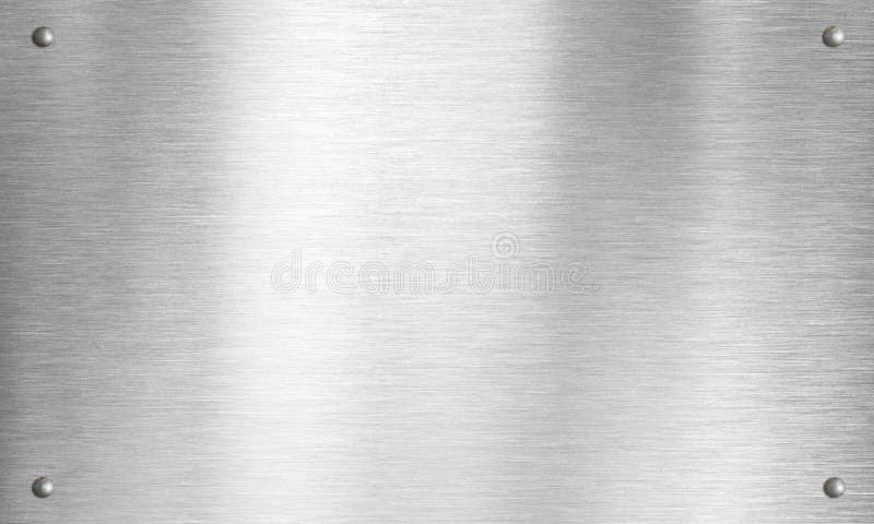 Placa De La Textura Del Metal Con Los Remaches Imagen de archivo ...