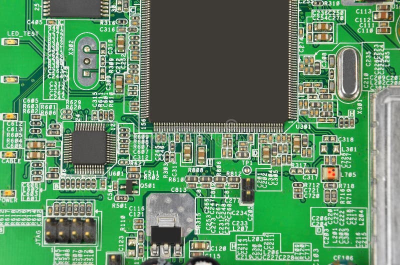Placa Madre Verde Del Módem Imagen de archivo - Imagen de verde ...