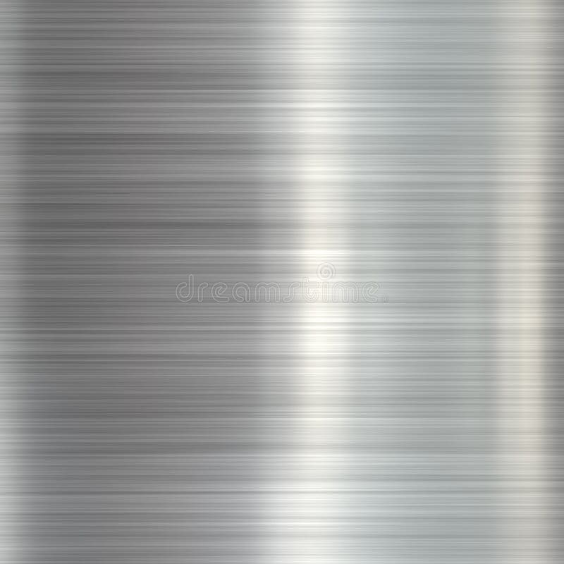 Placa Metálica De Acero Cepillado Stock de ilustración - Ilustración de ...