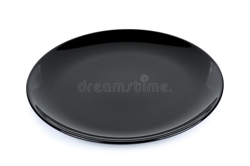 Placa Negra Aislada En El Fondo Blanco Imagen de archivo - Imagen de ...