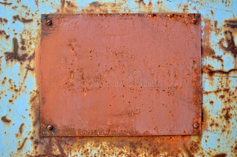 Placa oxidada imagen de archivo. Imagen de hierro, negro - 41387123