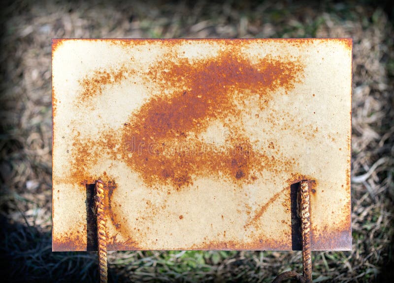 Placa oxidada foto de archivo. Imagen de aherrumbrado, superficie - 829834