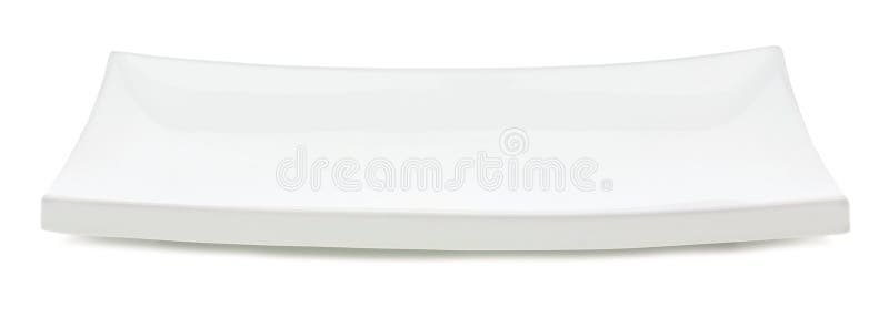 Placa rectangular blanca foto de archivo. Imagen de bandeja - 41623508