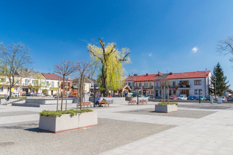 Place Au Centre De La Ville De Ryki Image stock éditorial - Image du ...