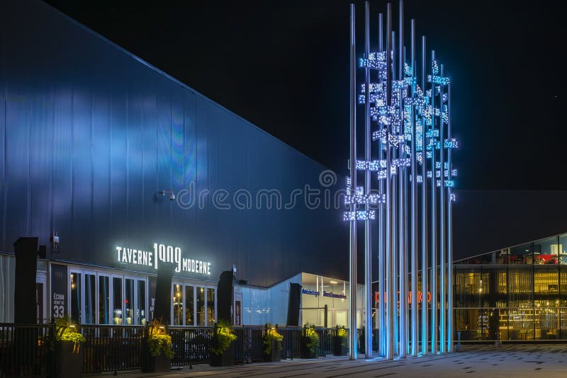 Bell Center Laval Quebec Side View Editorial Image - Image of open ...