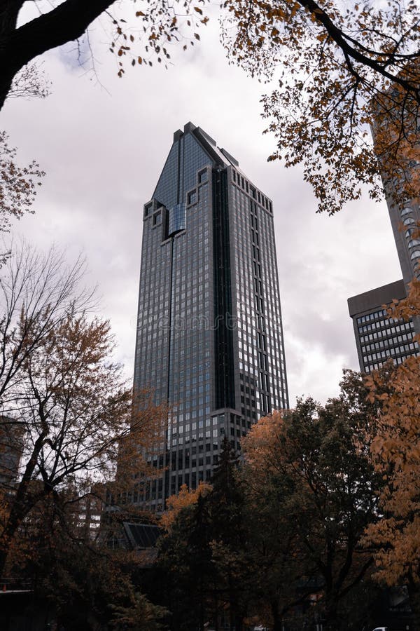 Place Bonaventure is a Reference for Downtown Montreal Stock Image ...