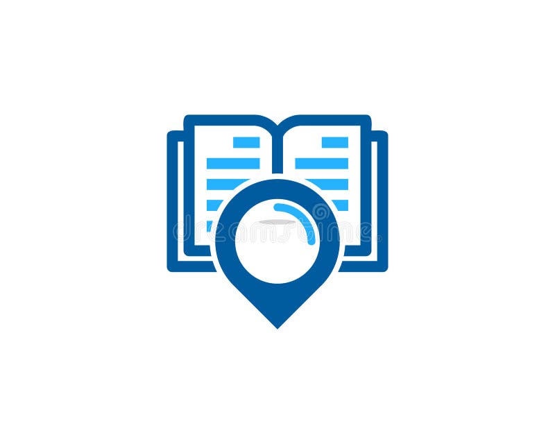 Place Book Logo Icon Design Stock Vector - Illustration of paper, local ...