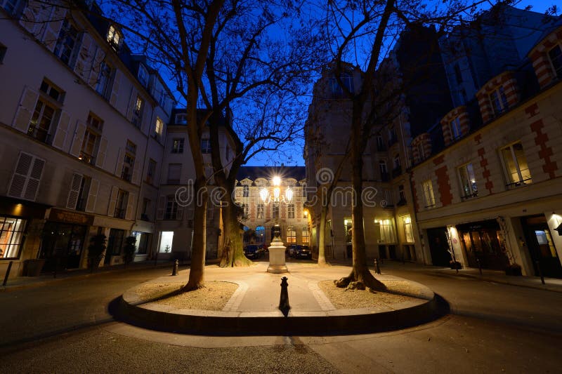 The Place De Furstenberg in the Heart of Paris Editorial Photography ...