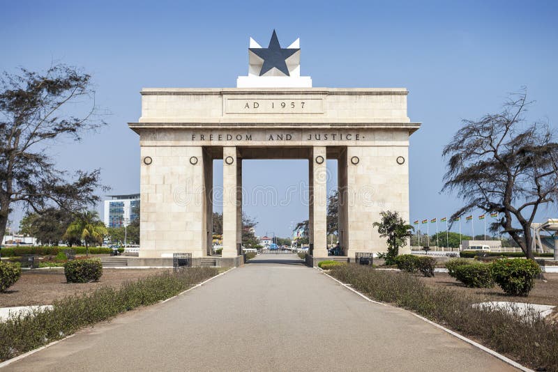 Place De L'indépendance, Accra, Ghana Photo stock - Image du afrique ...