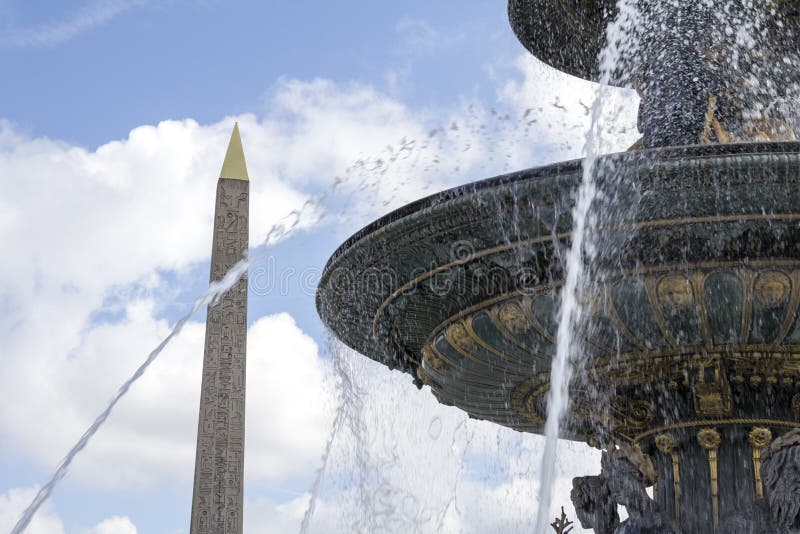 Place de la Concorde stock image. Image of obelisk, monument - 83622709