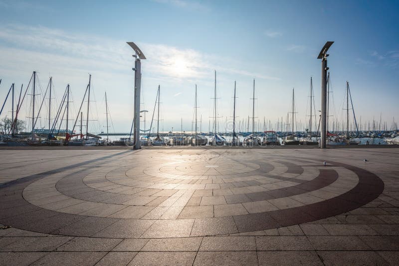 Place De La Navigation Square - Lausanne, Switzerland Stock Image ...