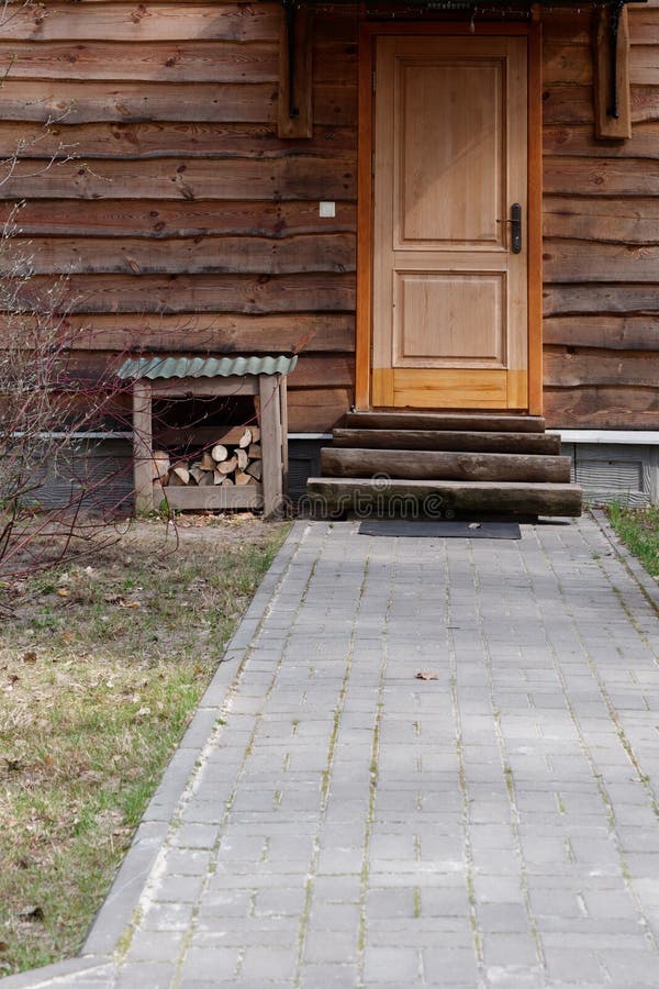 Place Equipped for a Campfire. Beautiful Bench Stock Photo - Image of ...