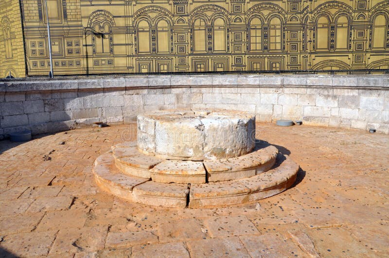 Place of Execution. Red Square Stock Image - Image of superstition ...