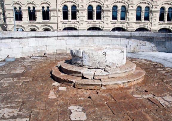 Place of Execution,Red Square. Moscow Stock Photo - Image of throw ...
