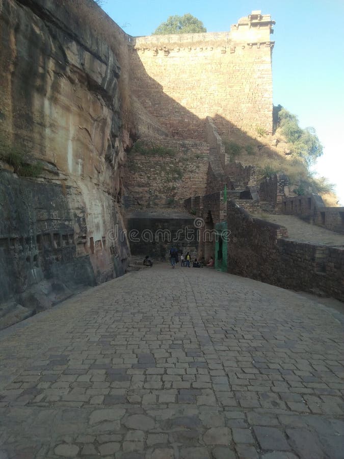 Place Fort Gwalior MP Fort Historical Stock Image - Image of historical ...
