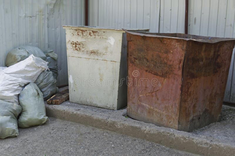 Place for Garbage Collection Stock Photo - Image of dump, collection ...