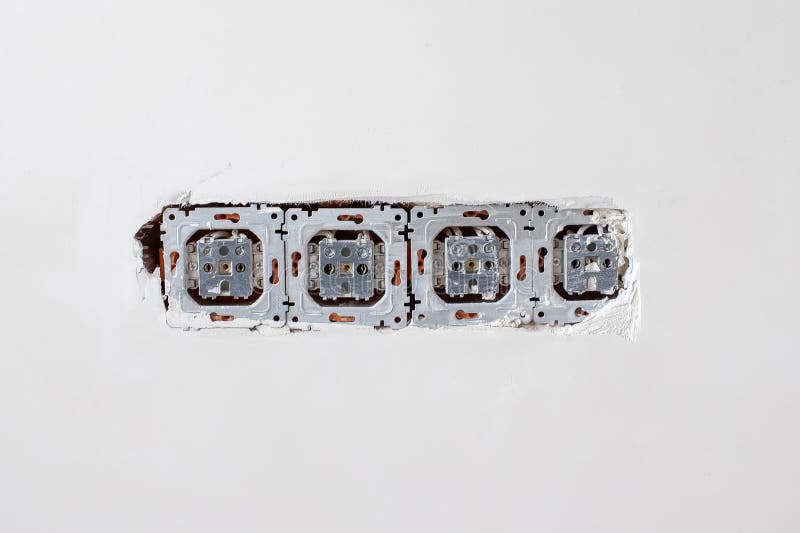 A Place Has Been Prepared for the Installation of an Electrical Outlet ...