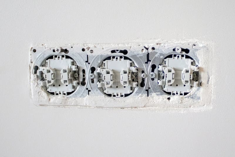 A Place Has Been Prepared for the Installation of an Electrical Outlet ...